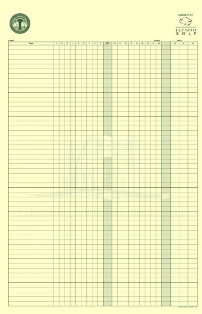 Score Sheets by Ink Color - The Scorekeeper Company