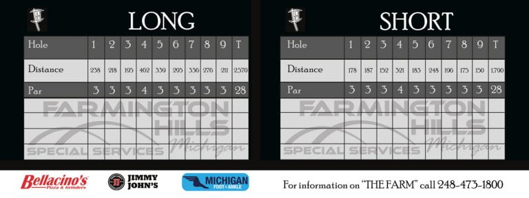 Disc Golf Scorecards - The Scorekeeper Company
