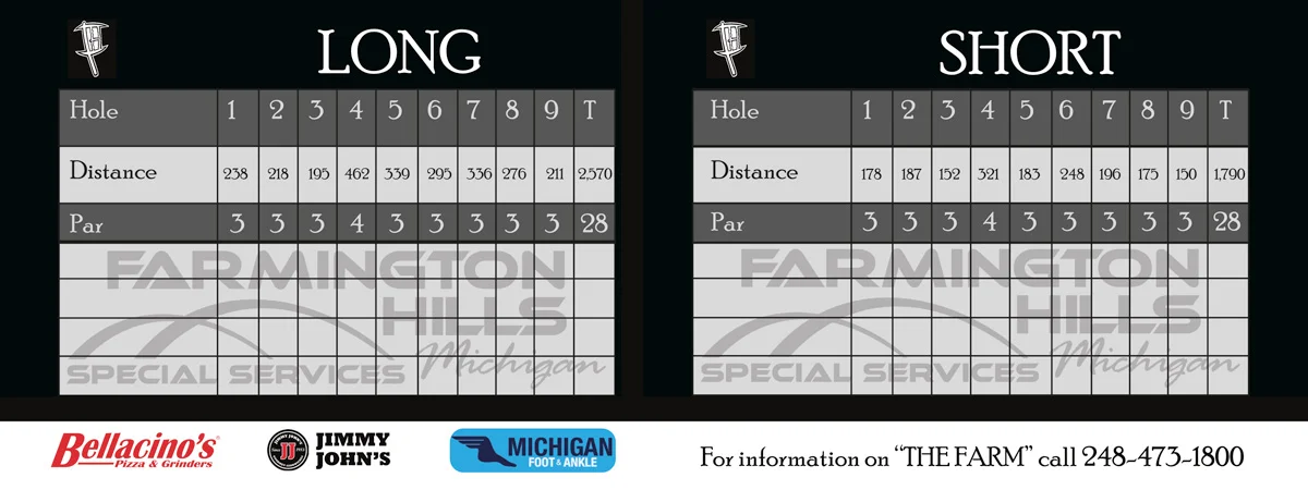 Golf scorecards, custom golf score cards design & printing