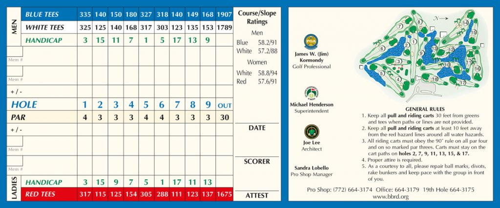 Scorecards by Size - The Scorekeeper Company