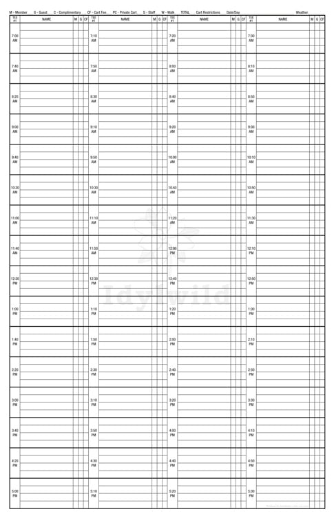 Idylwild - Tee Time Books