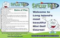 Mini Golf Scorecards - The Scorekeeper Company