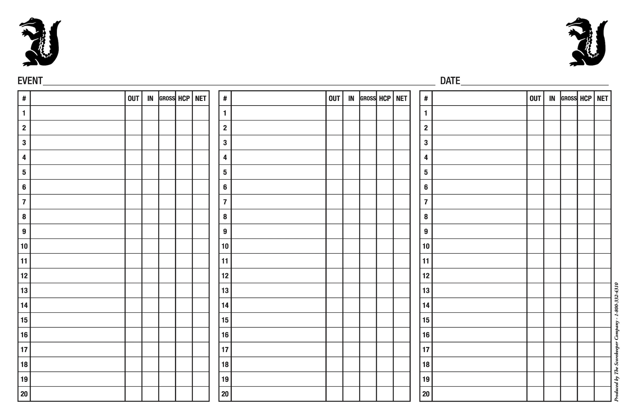 The Everglades Club - 22.5" x 35", Black Ink, Golf Tournament ...